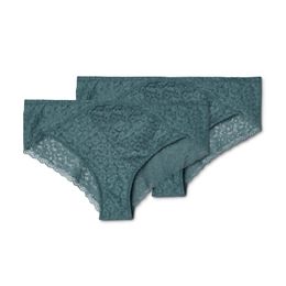 Tchibo - 2 Brazilslips - Damen - Gr. M - gr&uuml;n