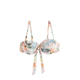next Bikini Top female size 80 Sky blue / Dark green / Light orange / Rose