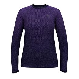 Odlo Essential Seamless T-Shirt Crew Neck L/S Bekleidung Damen lila XS