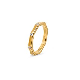Tchibo - 925 Silber Ring Octagon - Damen - Gr. 19 - wei&szlig;