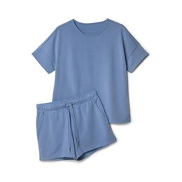 Tchibo - Kurzer Hausanzug - Damen - Gr. XS - blau