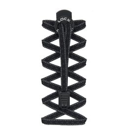 Nathan Lock Laces - flach zubeh&ouml;r Unisex schwarz