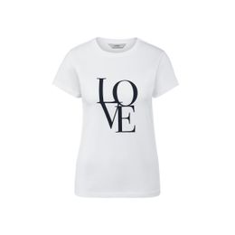 Tchibo - T-Shirt mit Print - Damen - Gr. XXL - dunkelblau/print