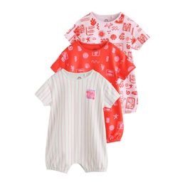 next Dungarees girl size 74 Blue / Rose / Orange red / natural white