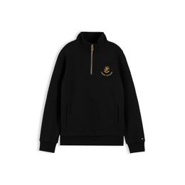 Tommy Hilfiger Sweatshirt 'DIWALI' Jungen Gr&ouml;&szlig;e 104 goldgelb / schwarz