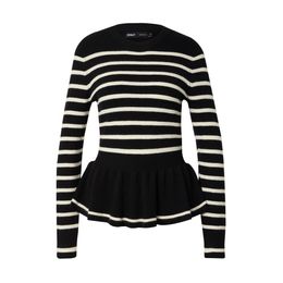 Only Pullover 'IBI' Damen Gr&ouml;&szlig;e L schwarz / wei&szlig;