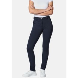 PEAK TIME Damen Stoffhose "Aurele", blau, Gr. 31, Stoff, Material: 58% Baumwolle, 35% Nylon, 7% Elasthan, Hosen, Lange Chino-Hose mit Bio-Baumwolle