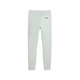 Puma Damen Trainingstights "W PWRMODE 78TH TIGHT"crme de mint, Gr. L, Interlock, Obermaterial: 71% Polyester, 29% Elasthan, Hosen, schmale Passform,