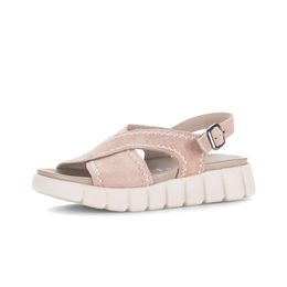 Gabor Damen Plateausandaletten "Plateau Sandale", Gr. 38,5, rosa, Schuhe