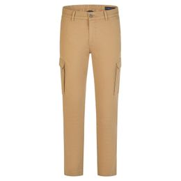Pierre Cardin Herren Cargohose "Cean", braun, Gr. 32, uni, Obermaterial: 97% Baumwolle CO. 3% Elasthan EL., Hosen, im Tapered Fit