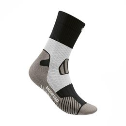 Bauerfeind Sports Trail Run Mid Cut Socks Bekleidung Herren schwarz L