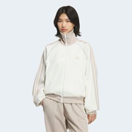 Damen Trainingsjacke "STSV TRACK", wei&szlig;, Gr. XXL, adidas Sportswear, Obermaterial: 59% Polyester, 41% Baumwolle, Jacken, f&uuml;r Erwachsene, mit geradem
