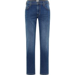 Mustang Herren Straight-Jeans "Herren Style Washington Straight"703 mittelblau, Gr. 38, unifarben, Denim/Jeans, 99% Baumwolle, 1% Elasthan, Jeans