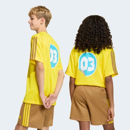 Jungen T-Shirt "ADIDAS X FORTNITE PEELY TRIKOT"gelb, Gr. 164, adidas Sportswear, Obermaterial: 100% Polyester, Shirts