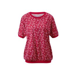 Tchibo - Shirt mit Fledermaus&auml;rmeln - Damen - Gr. XXL - wei&szlig;/print
