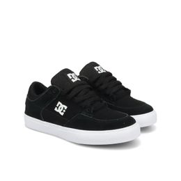 DC Shoes Jungen Sneaker "Onyx", Gr. 11,5, schwarz-wei&szlig;, Obermaterial:58, 6% Leder, 32, 7% Synthetik, 8, 7% Polyester., Schuhe