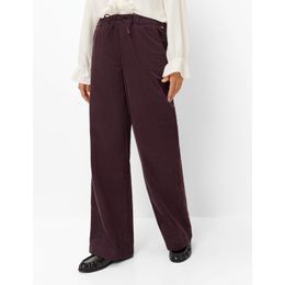Brax Damen 5-Pocket-Hose "Style MAINE", lila, Gr. 46, Web, 100% Baumwolle, Hosen