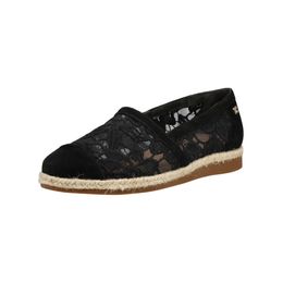 Paul Green Damen Espadrille "Paul Green Halbschuhe Leder", Gr. 38,5, schwarz, Leder, Schuhe