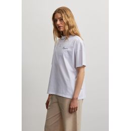 Pegador Damen T-Shirt "LEFKARA HEAVY OVERSIZED TEE"wei&szlig;, Gr. XL, bedruckt, Jersey, Obermaterial: 100% Baumwolle, Shirts