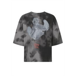 Thug Life Damen T-Shirt "Thug Life Thug Life Sky T-Shirts"schwarz, grau, Gr. M, bedruckt, 100% Baumwolle, Shirts