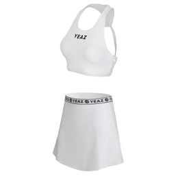 YEAZ Damen Sportanzug "Set MYTH", wei&szlig;, Gr. XL, Obermaterial: 78% Polyester PES. 22% Elasthan EL., Sportanz&uuml;ge