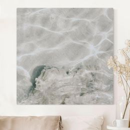 Bilderwelten Akustikbild Kristallklares Wasser