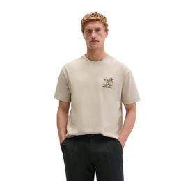 Marc O'Polo MARC O'POLO Herren T-Shirt "aus Bio-Baumwolle", beige, Basic, Gr. M, unifarben, Obermaterial: 100% Baumwolle, Shirts