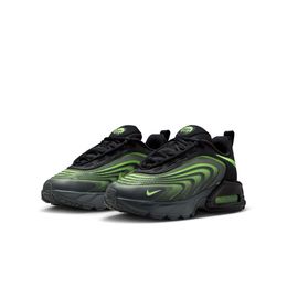 Nike Sportswear Jungen Sneaker "Air Max Fire (GS)", Gr. 38,5, gr&uuml;n, Synthetik, Textil, Schuhe, Design auf den Spuren des Nike Air Max Plus TN f&uuml;r