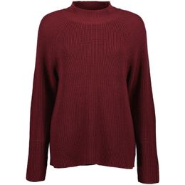 Blue Seven Damen Strickpullover "Pullover mit Stehkragen", rot, Gr. 48, 50% Polyacryl, 50% Baumwolle, Pullover