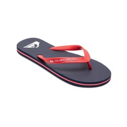Quiksilver Herren Sandale "Molokai Core", Gr. 6, rot, Obermaterial: Synthetikmaterial / Au&szlig;ensohle: Moosgummi., Schuhe