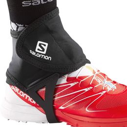 Salomon Trail Gaiters Low zubeh&ouml;r Unisex schwarz M