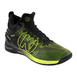 Kempa Kinder Hallenschuh "Hallen-Sport-Schuhe ATTACK MID", Gr. 7, schwarz, Obermaterial: 100% Textilmaterial TEXMAT., Schuhe