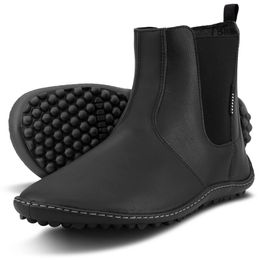Leguano Damen Barfu&szlig;schuh "BAREBOOT", Gr. 43, schwarz, Lederimitat, Textil, Schuhe, Schlupfschuh, Flats, Boots f&uuml;r das uneingeschr&auml;nkte