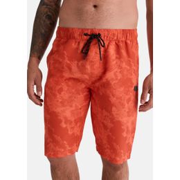 Herren Sporthose "NOAH Joggingshorts", orange, Gr. L, HERO by John Medoox, Sweatware, 100% Polyester, Hosen, Sporthose Bequemer Oberschenkel Casual