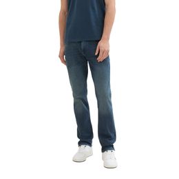 Tom Tailor Herren Straight-Jeans "MARVIN", blau, Gr. 31, unifarben, Denim/Jeans, Obermaterial: 98% Baumwolle, 2% Elasthan, Jeans, im Five-Pocket Style