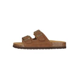 NOU Damen Sandale "Cabra", Gr. 42, braun, Rindsleder, Schuhe, atmungsaktiv
