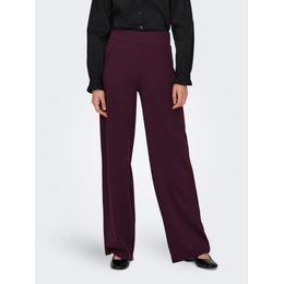 Jacqueline de Yong JDY Damen Schlupfhose "JDYLOUISVILLE CATIA WIDE PANT JRS NOOS", rot, Gr. L, unifarben, Jersey, Obermaterial: 95% Polyester, 5% Elasthan, Hosen,