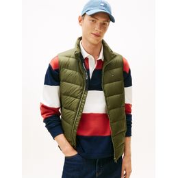 Tommy Jeans Herren Steppweste "TJM LT DOWN VEST EXT", gr&uuml;n, Gr. S, Web, Obermaterial: 100% Polyamid, Westen, mit Daunenwattierung