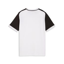Puma Jungen Fu&szlig;balltrikot "TEAMLIGA26 MATCHDAY JERSEY JR", schwarz-wei&szlig;, Gr. 164, unifarben, Interlock, Obermaterial: 100% Polyester, Trikots,