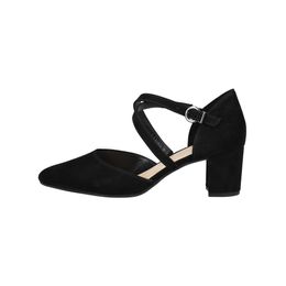 Gabor Damen Pumps "Gabor Pumps Veloursleder", Gr. 36schwarz, Veloursleder, Schuhe