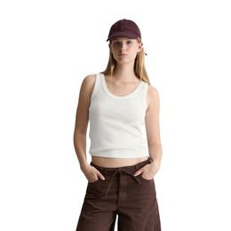 Marc O'Polo Damen T-Shirt "aus weichem Baumwoll-Jersey", wei&szlig;, Gr. L, MARC O'POLO DENIM, unifarben, Obermaterial: 100% Baumwolle, Shirts