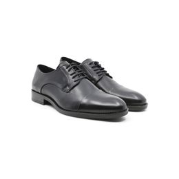 LINDBERGH Herren Schn&uuml;rschuh "Business-Schuhe", Gr. 44, schwarz, Obermaterial: 100% Rindsleder. Futter: 100% Schweinsleder, Schuhe