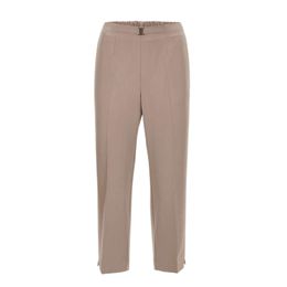 GOLDNER Damen 7/8-Hose "3/4-Professlan-Schlupfhose Martha", lila, Gr. 44, Obermaterial: 70% Polyester PES. 25% Viskose CV. 5% Eiderdaune Eider.,