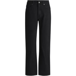 HUGO BLUE Damen Straight-Jeans "Elyah", schwarz, Basic, Gr. 29, unifarben, Denim/Jeans, Obermaterial: 94% Baumwolle, 4% Elastomultiester, 2%