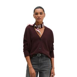 Marc O'Polo MARC O'POLO Damen Cardigan "aus flauschiger Lambswool", braun, Gr. S, unifarben, Obermaterial: 100% Schurwolle, Strickjacken