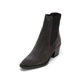 Marc O'Polo MARC O'POLO Damen Stiefel "mit Innenzipper", Gr. 42, grau, Obermaterial: 100% Leder, unifarben, Schuhe