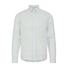 Casual Friday Herren Leinenhemd "Leinenhemd CFRissa Linen Striped", blau, Gr. S, Obermaterial: 80% Leinen LI. 20% Baumwolle CO., Hemden