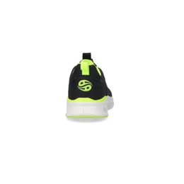 M&auml;dchen Sneaker, Dockers by Gerli, Gr. 36schwarz, lime, Nubuklederimitat, Textil, Basic, Schuhe, Trekkingschuh, Halbschuh, Sportschuh mit