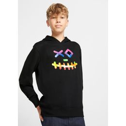 bonprix Jungen Hoodie, schwarz, Gr. 140, unifarben, Sweatware, Obermaterial: 60% Baumwolle, 40% Polyester. Kapuzenfutter: 100% Baumwolle,