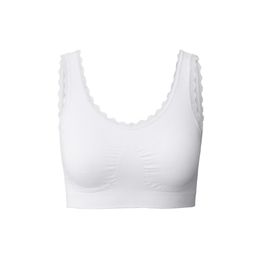 Tchibo - Seamless-Bustier - Damen - Gr. M - wei&szlig;